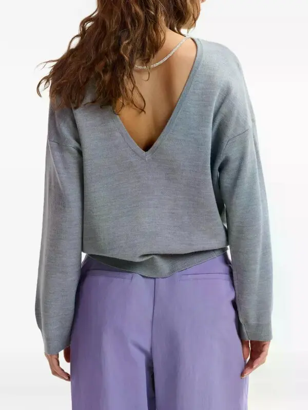 Essentiel Antwerp Chain-detail V-neck Sweater