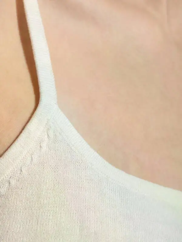 Officine Générale Eliane Square-neck Top - Neutrals
