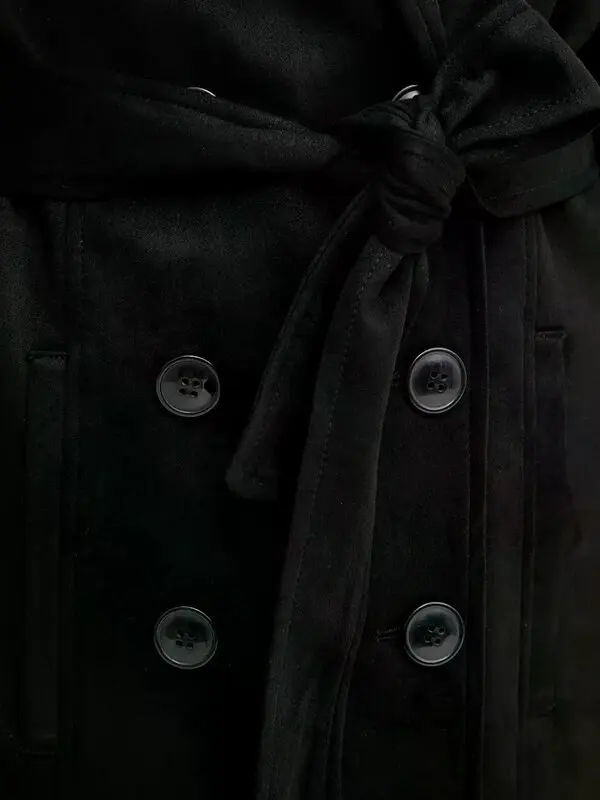Bardot Double-breasted Tie Coat