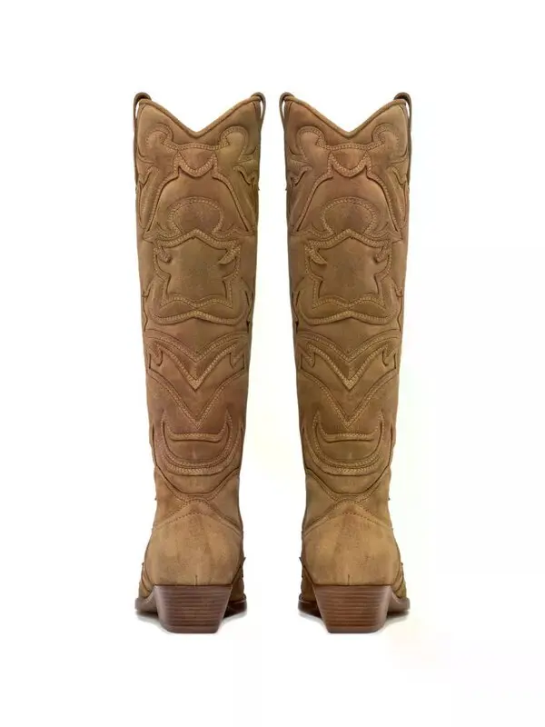 BUTTERO® Embossed Detail Cowboy Boots