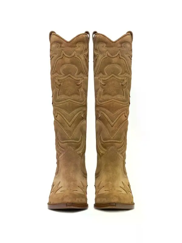 BUTTERO® Embossed Detail Cowboy Boots
