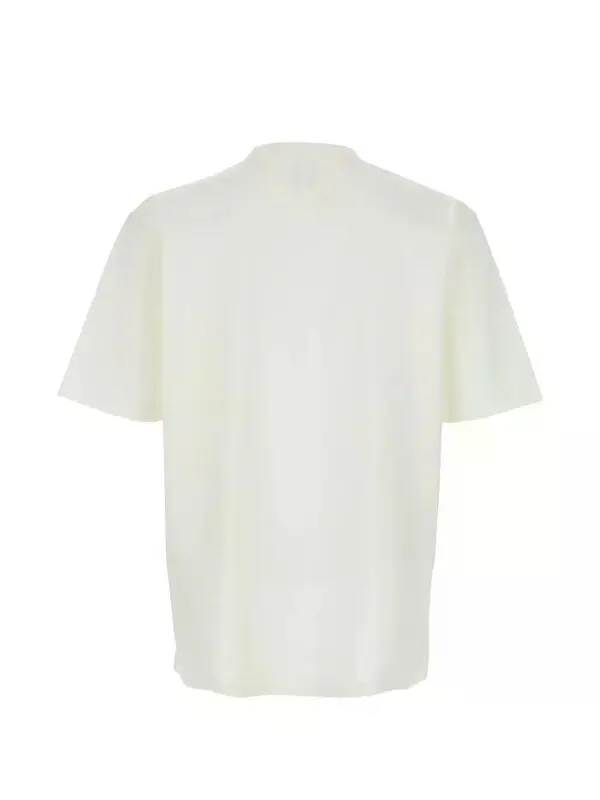 C.P. COMPANY Logo-embroidered T-shirt - Neutrals