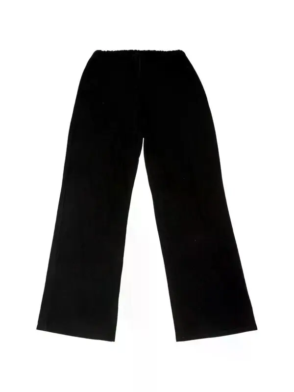 ON/OFF ESSENTIALS The Solace Wide Leg Track Pants - Black