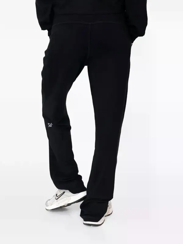 ON/OFF ESSENTIALS The Solace Wide Leg Track Pants - Black