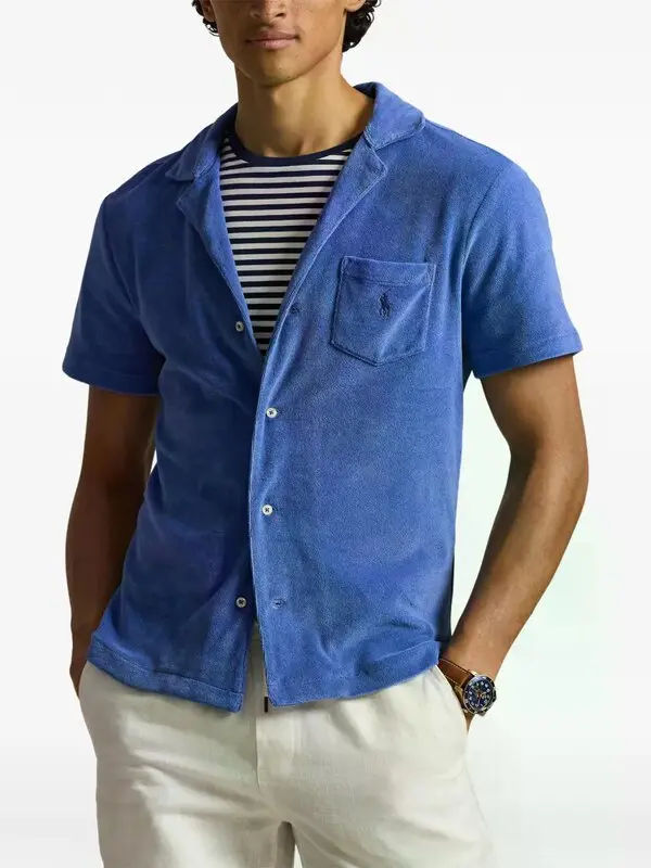 Polo Ralph Lauren Button-fastening Chest-pocket Shirt - Blue