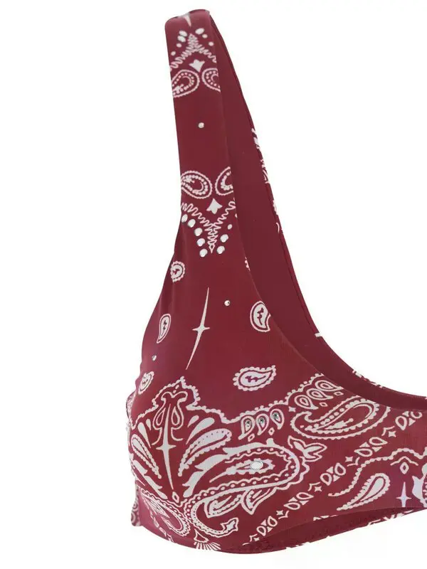 VENUJA Paisley-print Two-piece Bikini Set