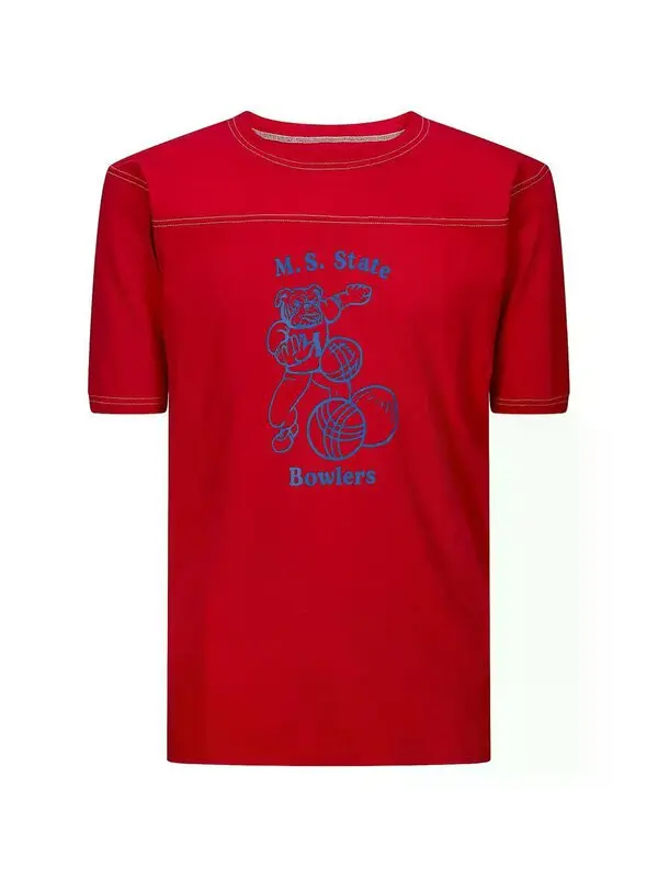 MAISON MARGIELA Cotton Varsity T-shirt