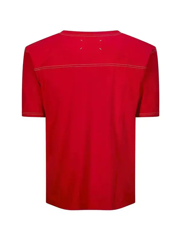 MAISON MARGIELA Cotton Varsity T-shirt