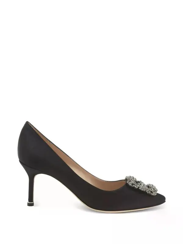 Manolo Blahnik Embellished Stiletto Heel Pumps