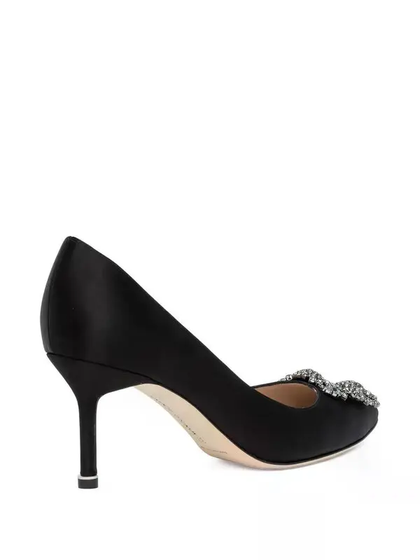 Manolo Blahnik Embellished Stiletto Heel Pumps