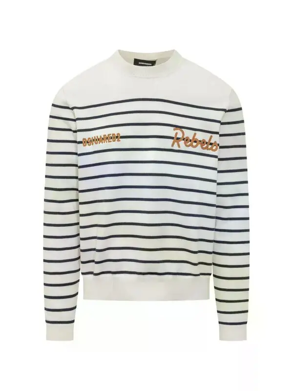 Dsquared2 Striped Knit Sweater
