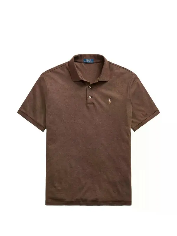 Polo Ralph Lauren Embroidered Short Sleeve Polo Shirt - Brown