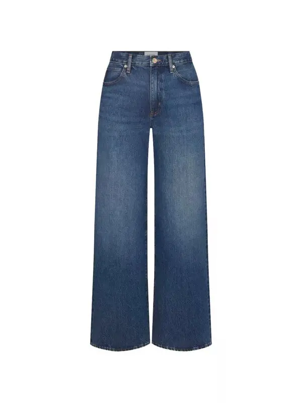 FRAME Stroll Wide-leg Jeans - Blue