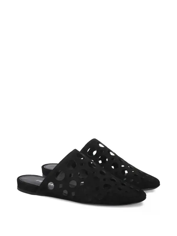 Premiata Cut-out Leather Mules