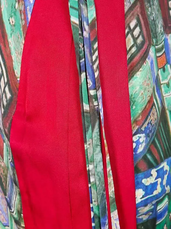 HUI HUI Floral Print Skirt