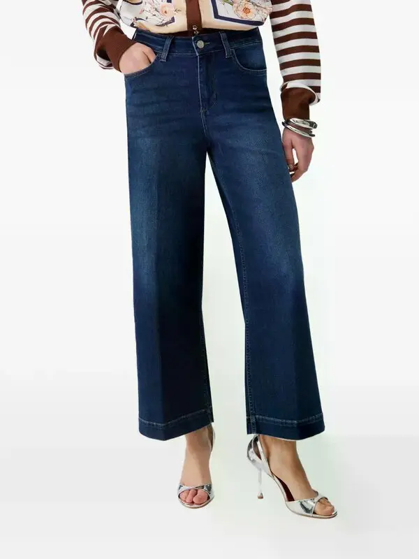 Liu Jo Rhinestone-embellished Flared Jeans