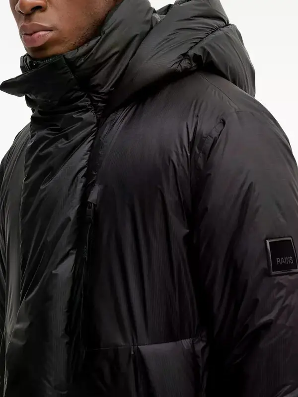 Rains 17240 Torna Insulated Hooded Panelled Jacket