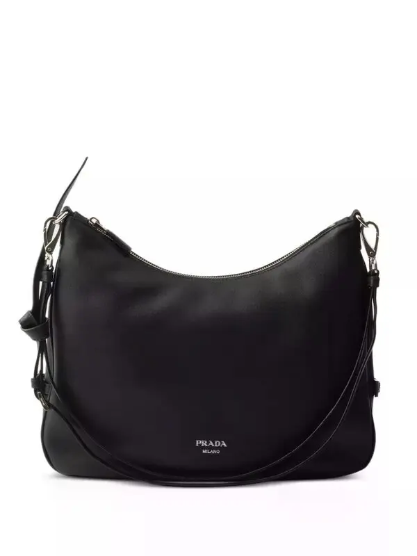 Prada Leather Shoulder Bag - Black