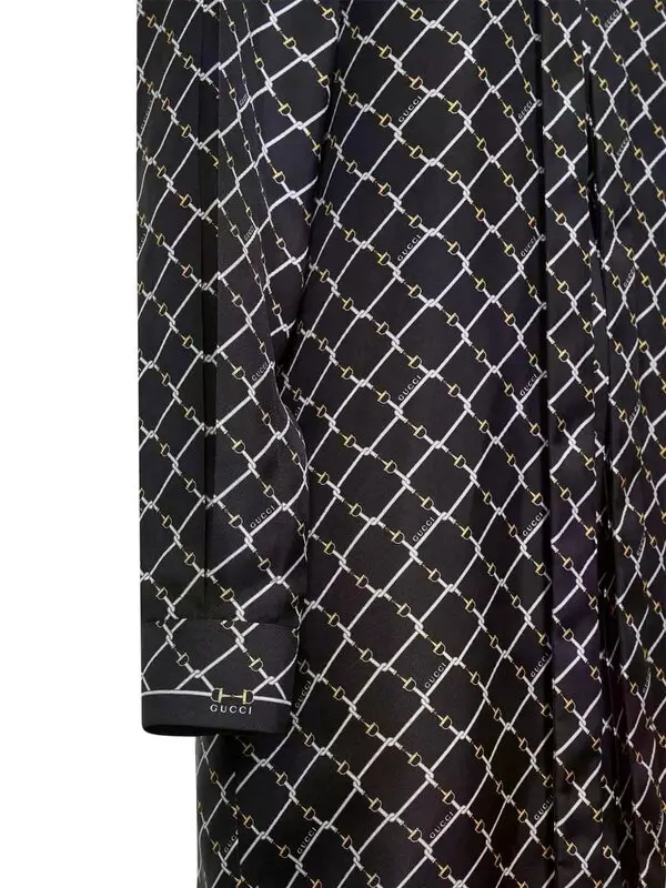 Gucci Horsebit-pattern Mini Dress