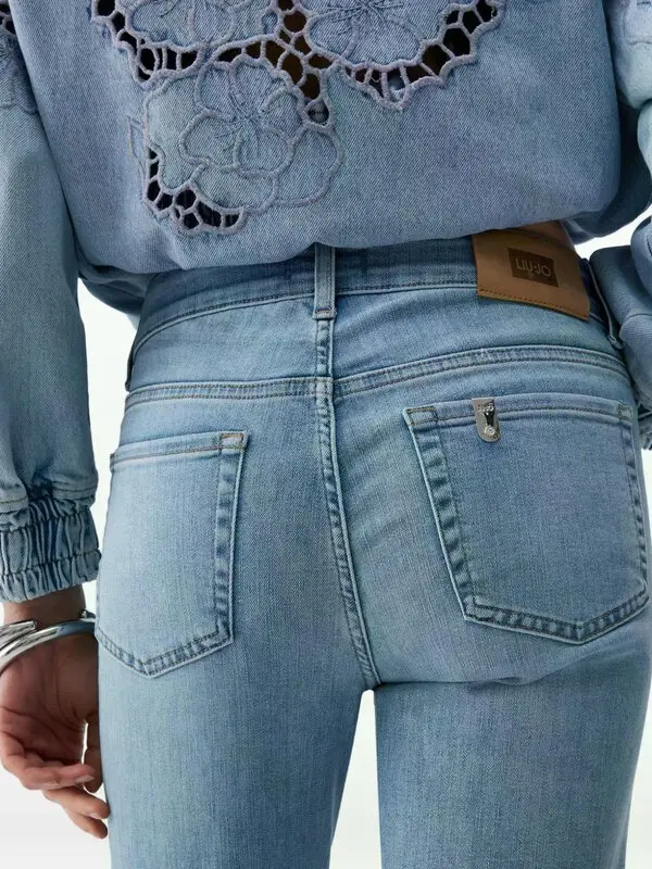 Liu Jo High-rise Cropped Flare Jeans
