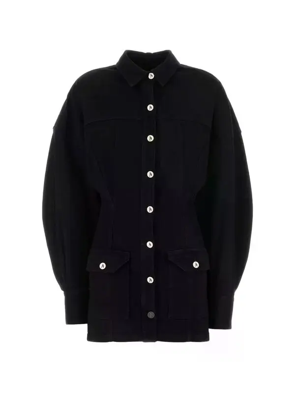 Attico Buttoned Mini Dress