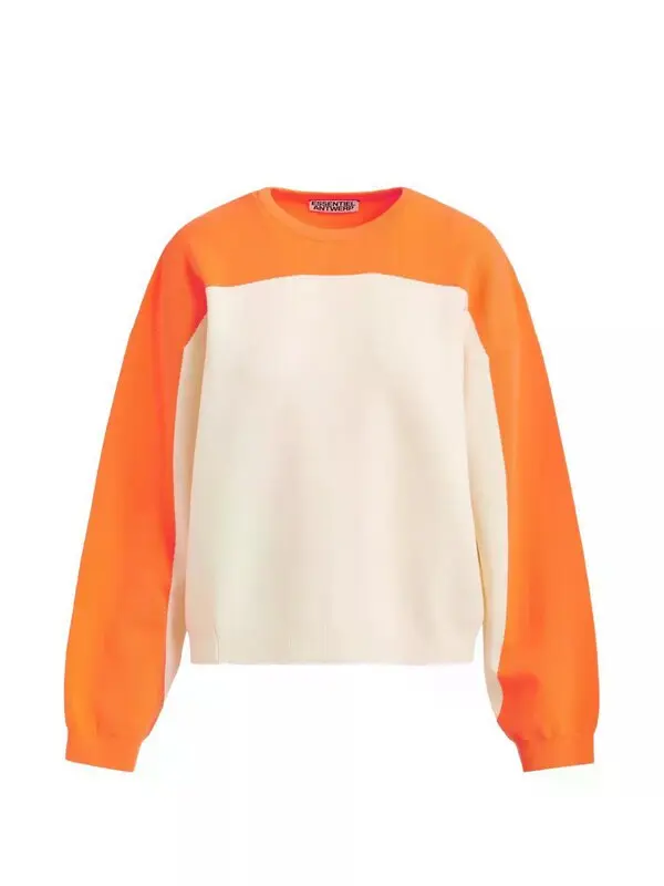 Essentiel Antwerp Two-tone Ribbed-cuff Sweatshirt