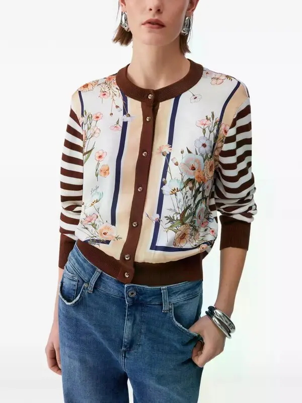 Liu Jo Floral-print Cardigan