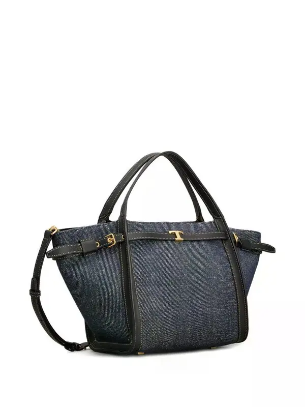 TOD'S Timeless Shopping Tote Bag - Blue