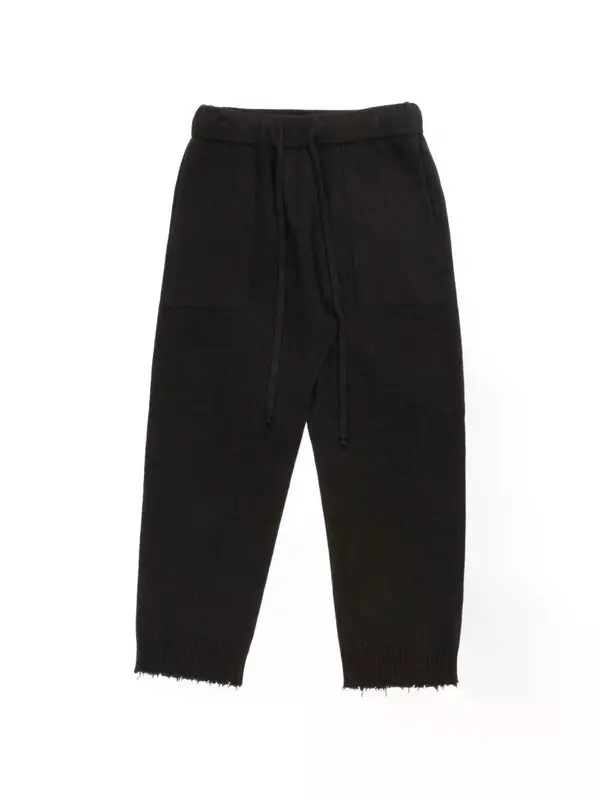 UMA WANG Raw-hem Track Pants