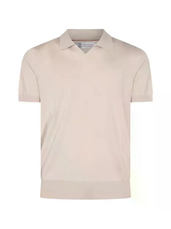 Brunello Cucinelli V-neck T-shirt - Neutrals