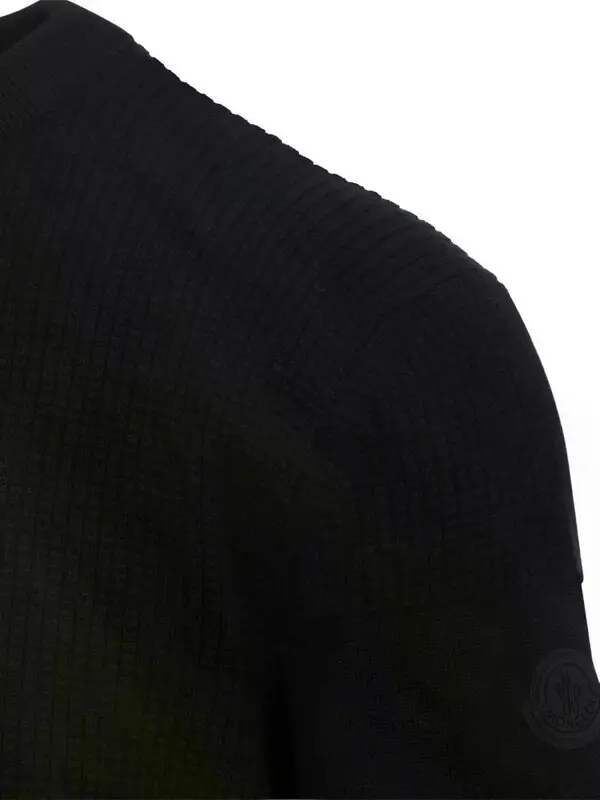 Moncler Logo Patch Wool Sweater