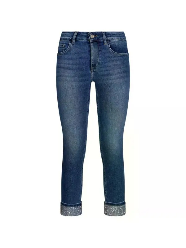 Liu Jo Rhinestone-appliqué Five-pocket Jeans