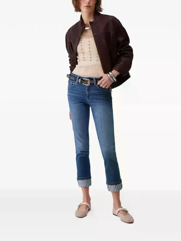 Liu Jo Rhinestone-appliqué Five-pocket Jeans