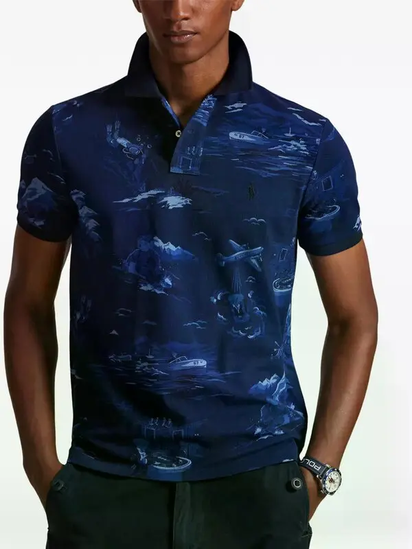 Polo Ralph Lauren Patterned Polo Shirt