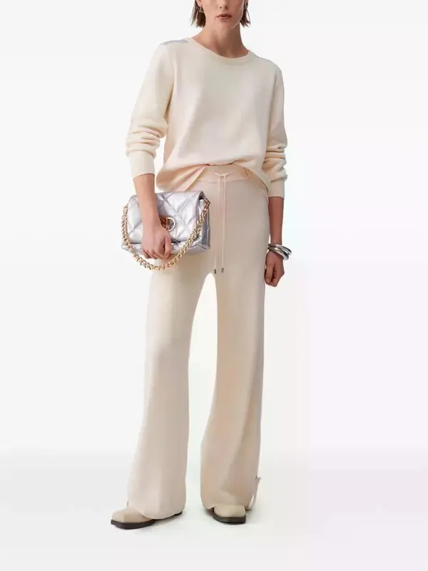 Liu Jo Drawstring-waistband Track Pants - Neutrals