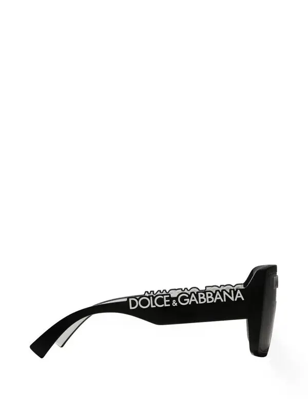 Dolce & Gabbana Logo Rectangle Sunglasses
