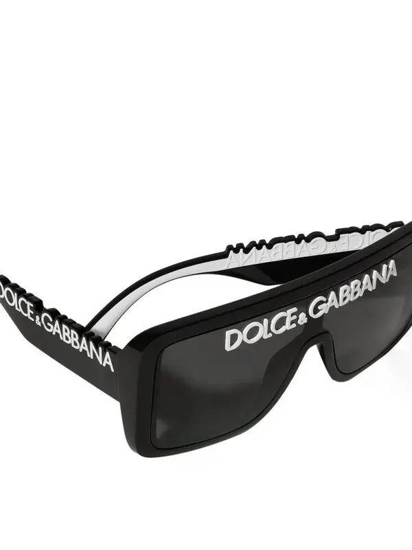 Dolce & Gabbana Logo Rectangle Sunglasses