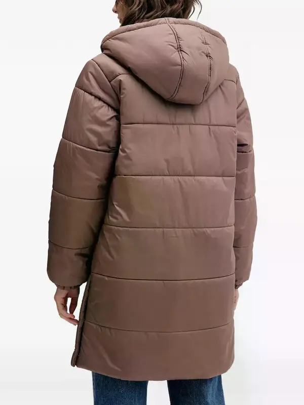 VANS Quilted Hooded Jacket - Brown
