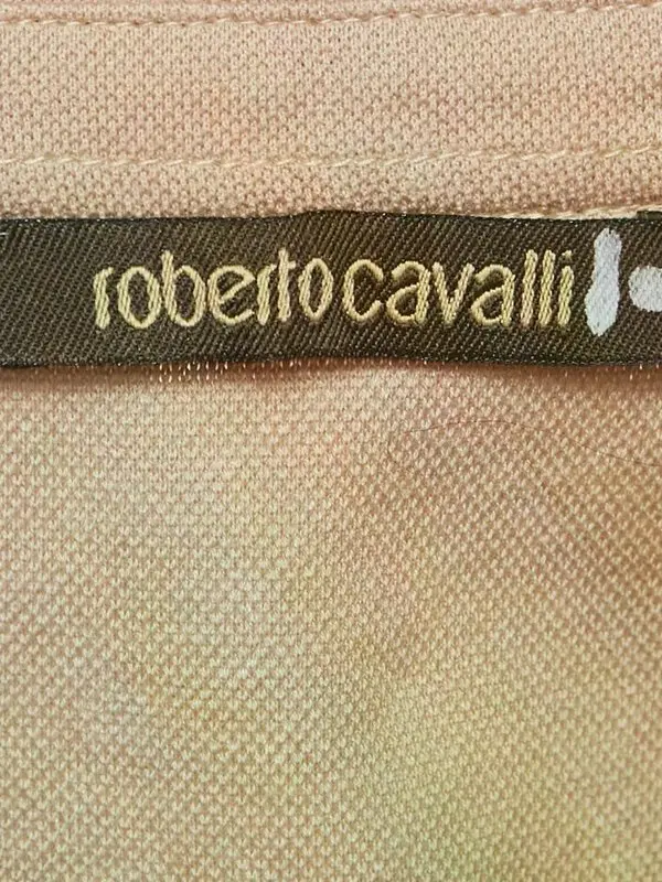 Roberto Cavalli Embroidery-logo Polo Shirt