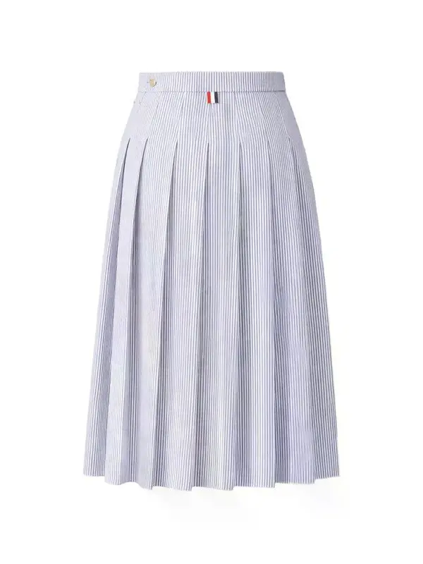 Thom Browne Pleated Midi Skirt