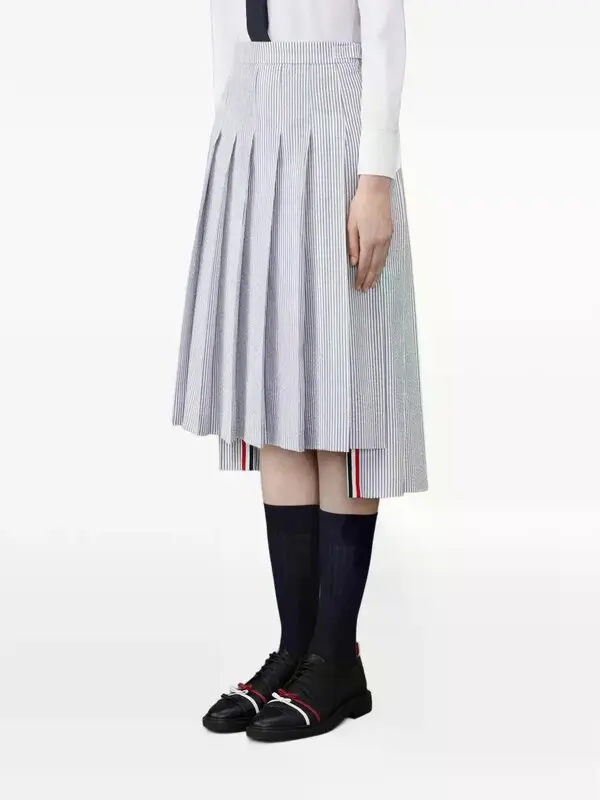 Thom Browne Pleated Midi Skirt