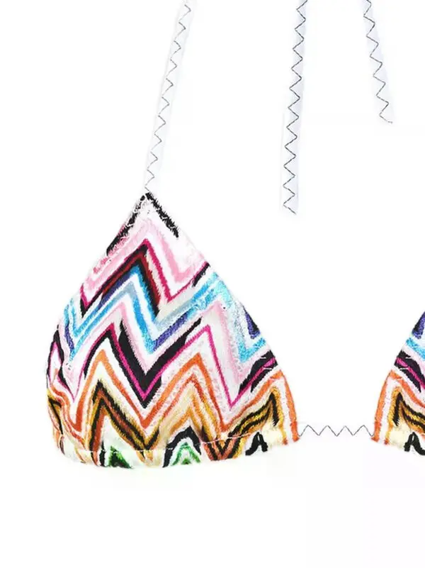 Missoni Zigzag-pattern Bikini Set - Pink