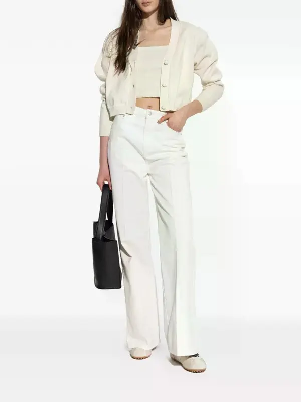 Officine Générale Eliane Square-neck Knit Top - Neutrals