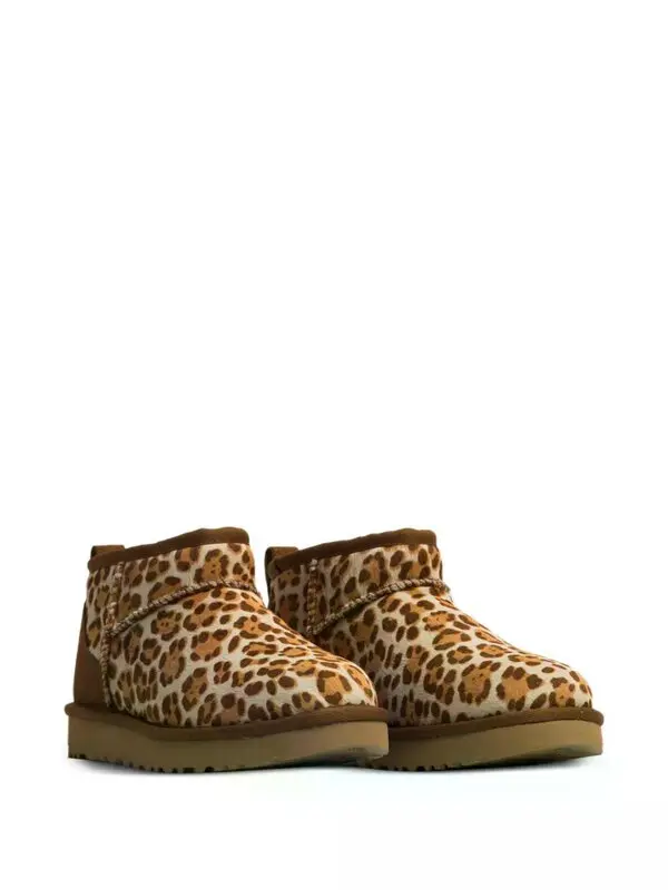 UGG Leopard Print Mules - Neutrals
