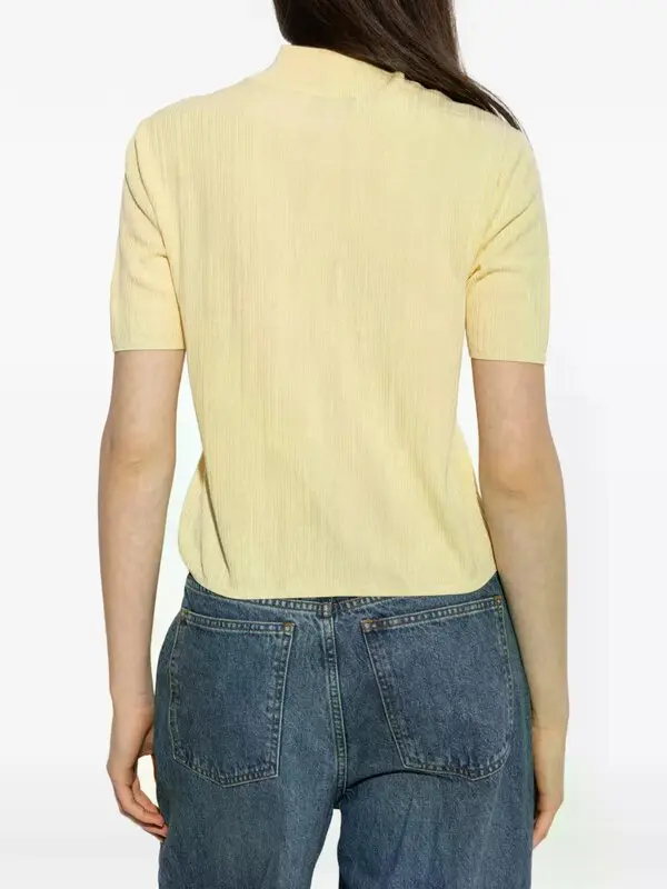 Officine Générale Laya Ribbed T-shirt - Yellow