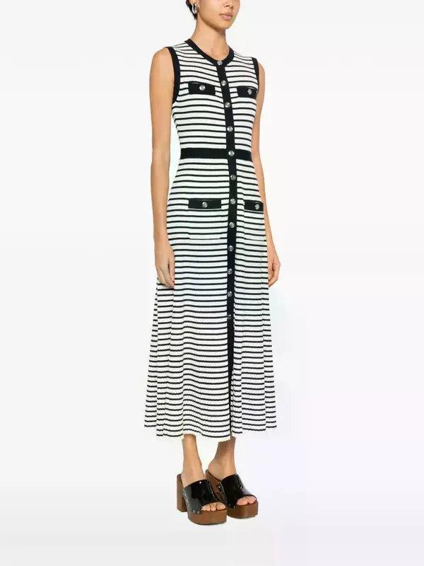 Maje Striped Maxi Dress