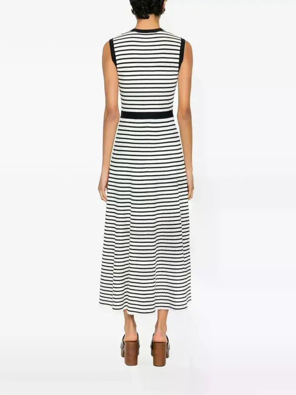 Maje Striped Maxi Dress