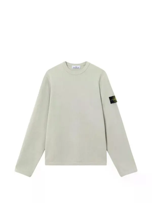 Stone Island Logo-patch Crew-neck Sweater