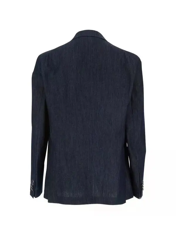 Tagliatore Single-breasted Denim Blazer