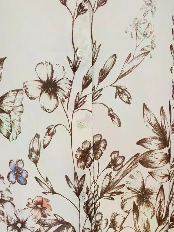 SEMICOUTURE Floral-print Buttoned Shirt